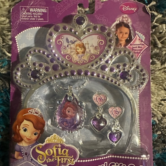 Disney | Toys | Disney Sofia The First Tiara And Jewelry Set Silver And ...